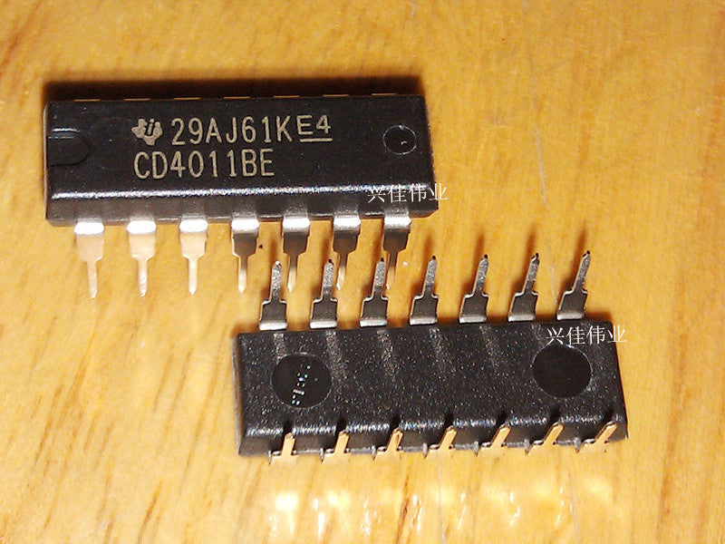 CD4011 CD4011BE DIP14 Quad 2-input NAND gate s TI – Inkocean Technologies