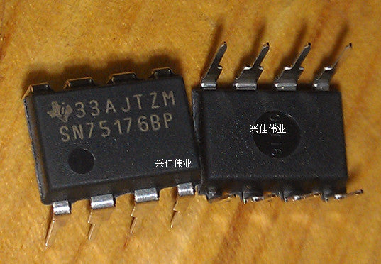 SN75176BP DIP8 package TI SN75176 differential bus transceiver – Inkocean Technologies