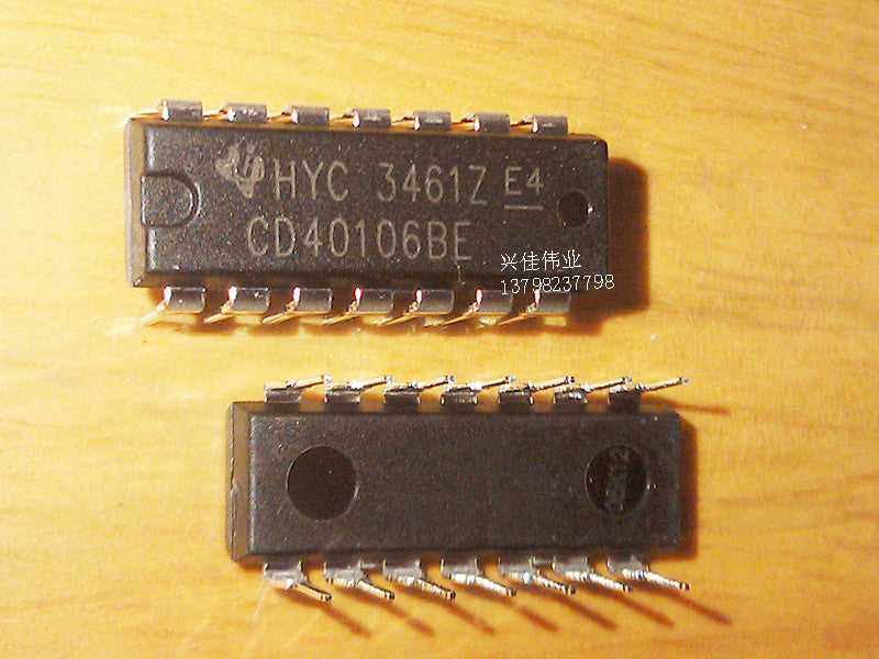 CD40106 CD40106BE DIP six Schmitt trigger DIP-14 – Inkocean Technologies