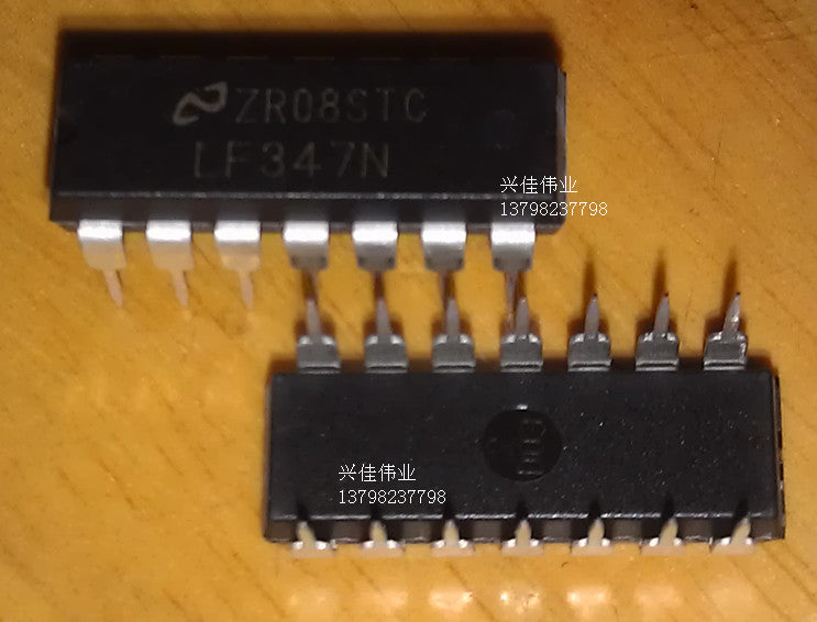 broadband LF347N DIP14 package JFET input op amp quad op amp – Inkocean Technologies
