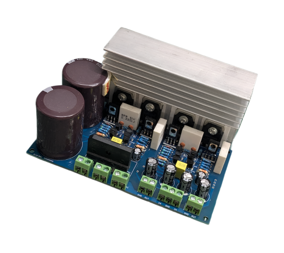 2-Channel Stereo Amplifier PCB Module - Class AB Design NJW0281G/NJW03 ...