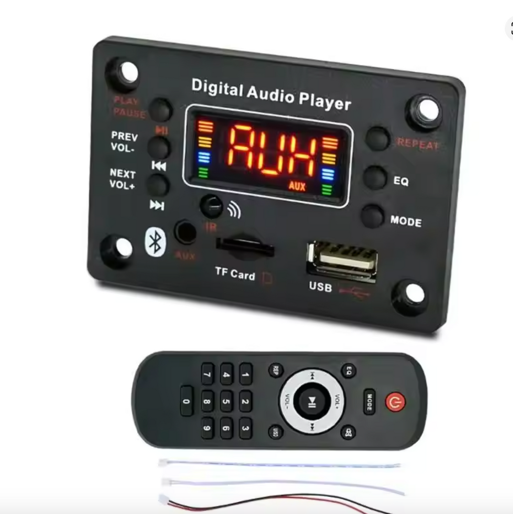 Bluetooth 5.0 MP3 stereo amplifier Board 2x40W Amplifiers Player 24V D ...