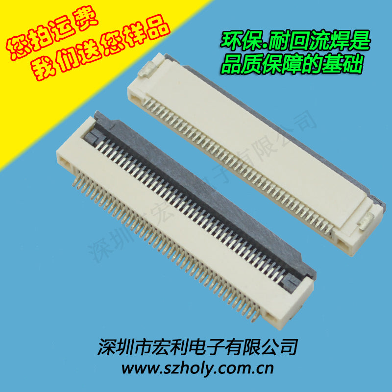 FFC/FPC connector socket 0.5MM carrier0.5 54Pin flip – Inkocean ...