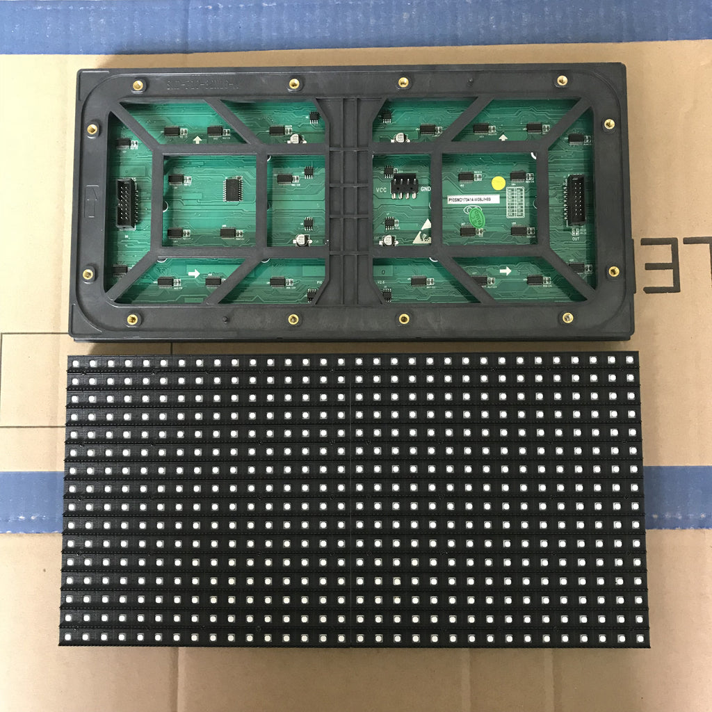LED display unit board P10 full color outdoor surface mount 320*160 fu ...