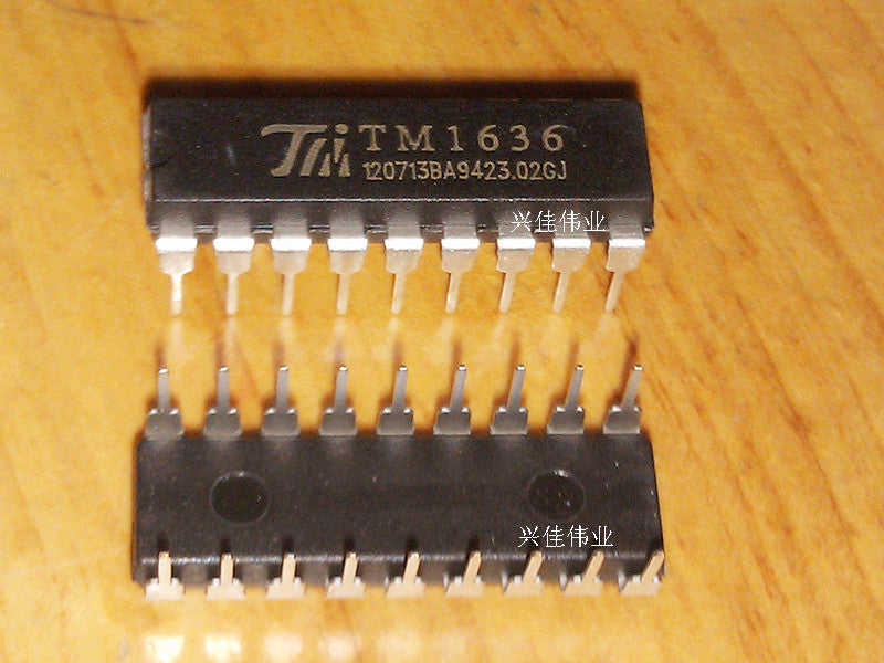 TM1636 DIP18 LED digital tube driver chip – Inkocean Technologies