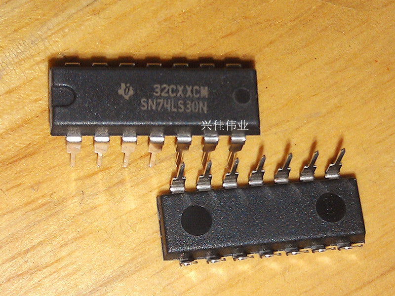 74LS30 SN74LS30N HD74LS30P DIP-14 8 positive input NAND gate logic chi ...