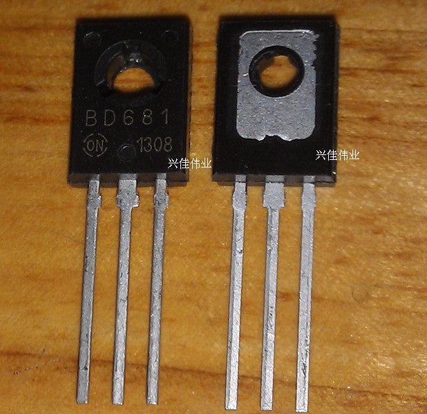 NPN Darlington Power Transistors BD681 100V / 4A / 40W TO-126 package ...