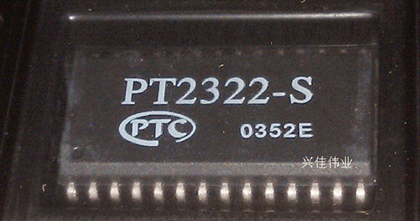 PT2322-S SOP28 6-channel audio processing integrated circuits ...