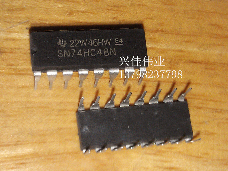 Line 74HC48 SN74HC48N HD74HC48P DIP-18 Integrated Circuits IC chip ...