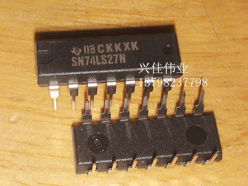 Line SN74LS27N HD74LS27P 74LS27 DIP-14 gate / inverter chip – Inkocean ...
