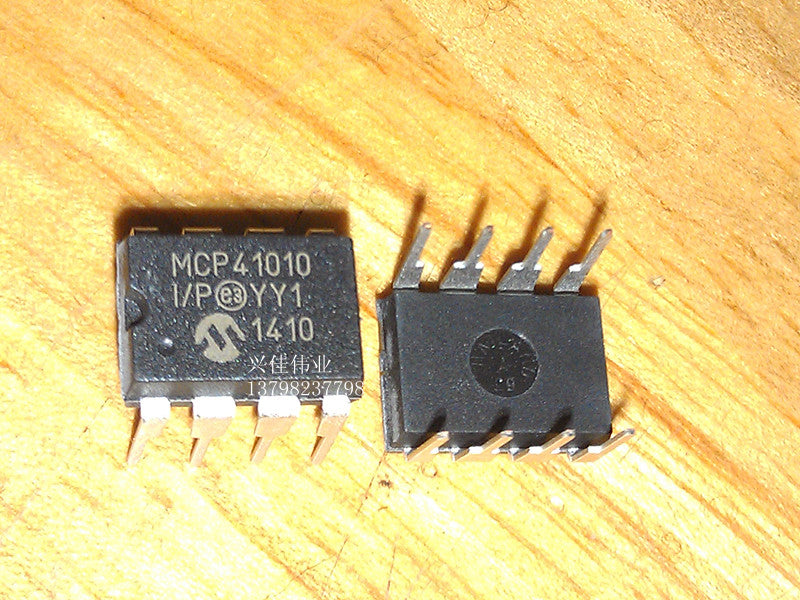 MCP41010-I / P Data Acquisition - Digital Potentiometer DIP-8 ...