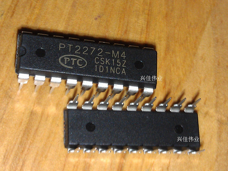PT2272-M4 PTC Receiver Decoders / non-latching function DIP-18 ...