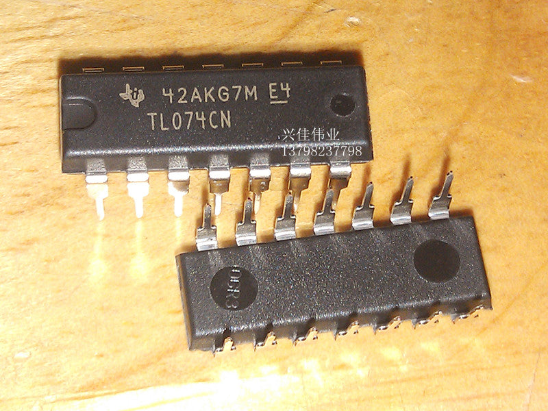 TL074 TL074CN DIP-14 low-power op-amp chip op amps – Inkocean Technologies