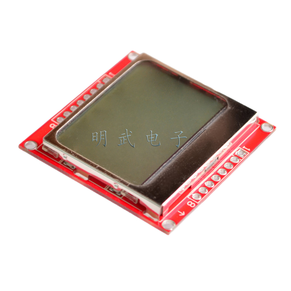Nokia 5110 LCD red screen blue LCD screen module – Inkocean Technologies