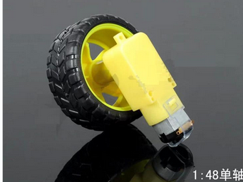 Smart car tires + chassis robot suit wheel wheel DC gear motor motor ...