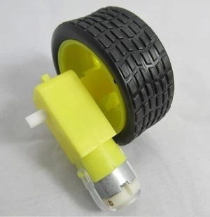 Smart car tires + chassis robot suit wheel wheel DC gear motor motor ...