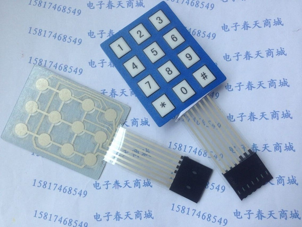 Membrane switch display switch matrix keyboard membrane switch control ...