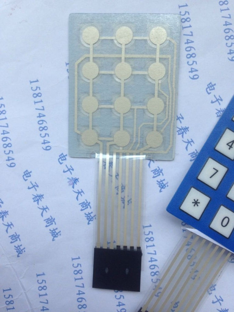Membrane switch display switch matrix keyboard membrane switch control ...