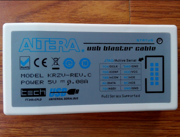Altera USB Blaster download cable FPGA / CPLD downloader REV.C ...