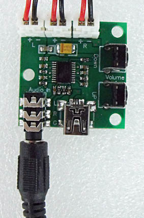 HT6809 3W + 3W stereo Class D digital amplifier board can adjust the v ...