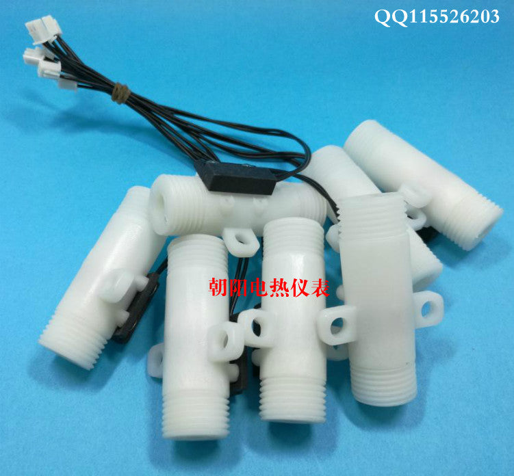 Piston flow switch flow switch plastic flow sensor 4 points DN15 Flow ...