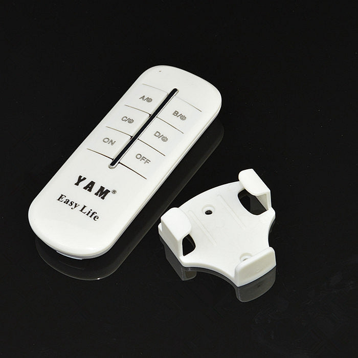 4-way remote control switch remote control switch 220V Quad lamp wirel ...