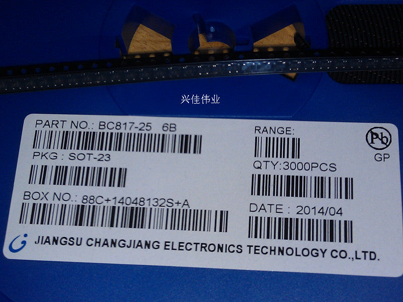 SMD transistor BC817-25 6B only 5 screen SOT23 100 (3000 / plate = 85 ...