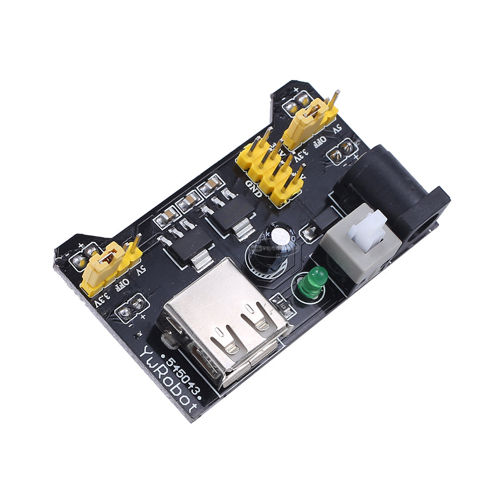 Breadboard power supply unit 5V 3.3V compatible breadboard module supp ...