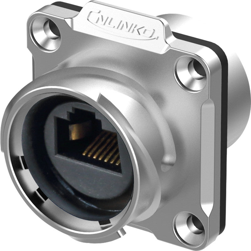 Air RJ45 plug socket Lingke DH24 metal waterproof network cable connec ...