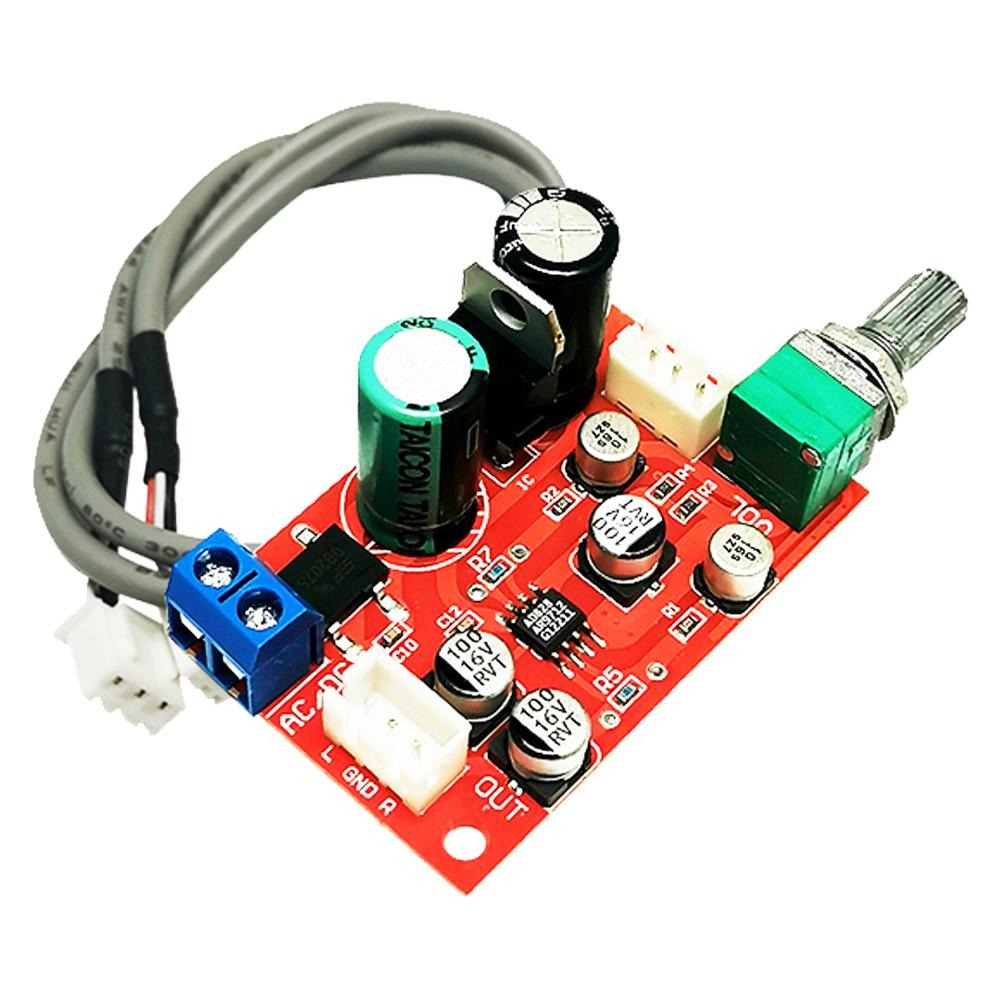 IOT-Audios AD828 Op Amp Preamplifier Board Single Power Supply Power A ...