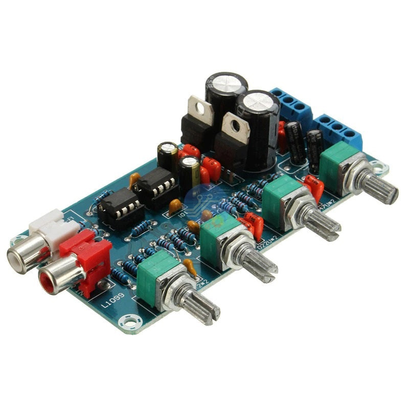 IOT-Audios NE5532 Stereo Preamp Tone Board Volume Control 2 Channel HI ...